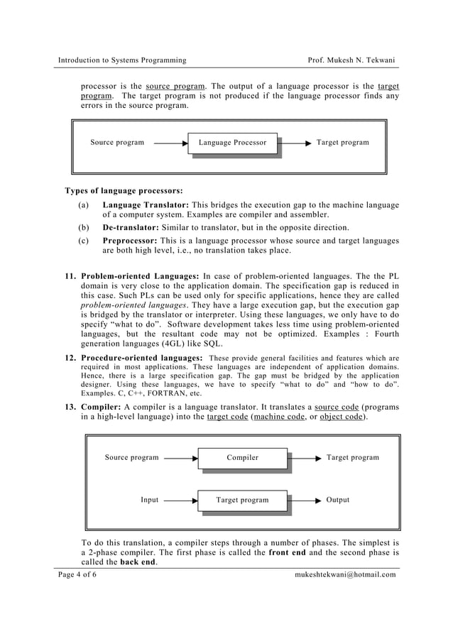 Introduction to systems programming | PDF