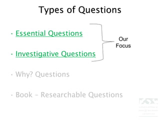 Introduction to Systems, Questions, and Field Investigations | PPT