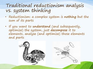 Introduction to System Thinking | PDF