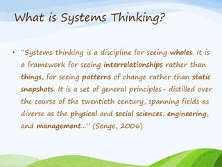 Introduction to System Thinking | PDF