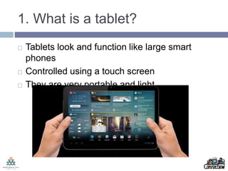 Introduction to tablets 2016 | PPT