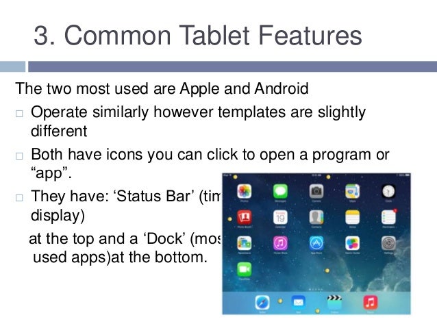 Introduction to tablets 2016