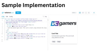 Introduction to Tailwind CSS - Berkenalan dengan Tailwind CSS.pptx