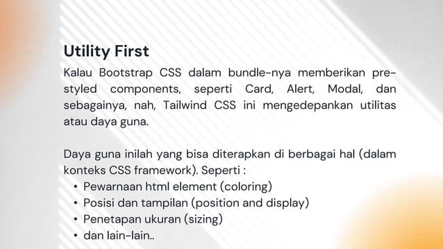 Introduction to Tailwind CSS - Berkenalan dengan Tailwind CSS.pptx