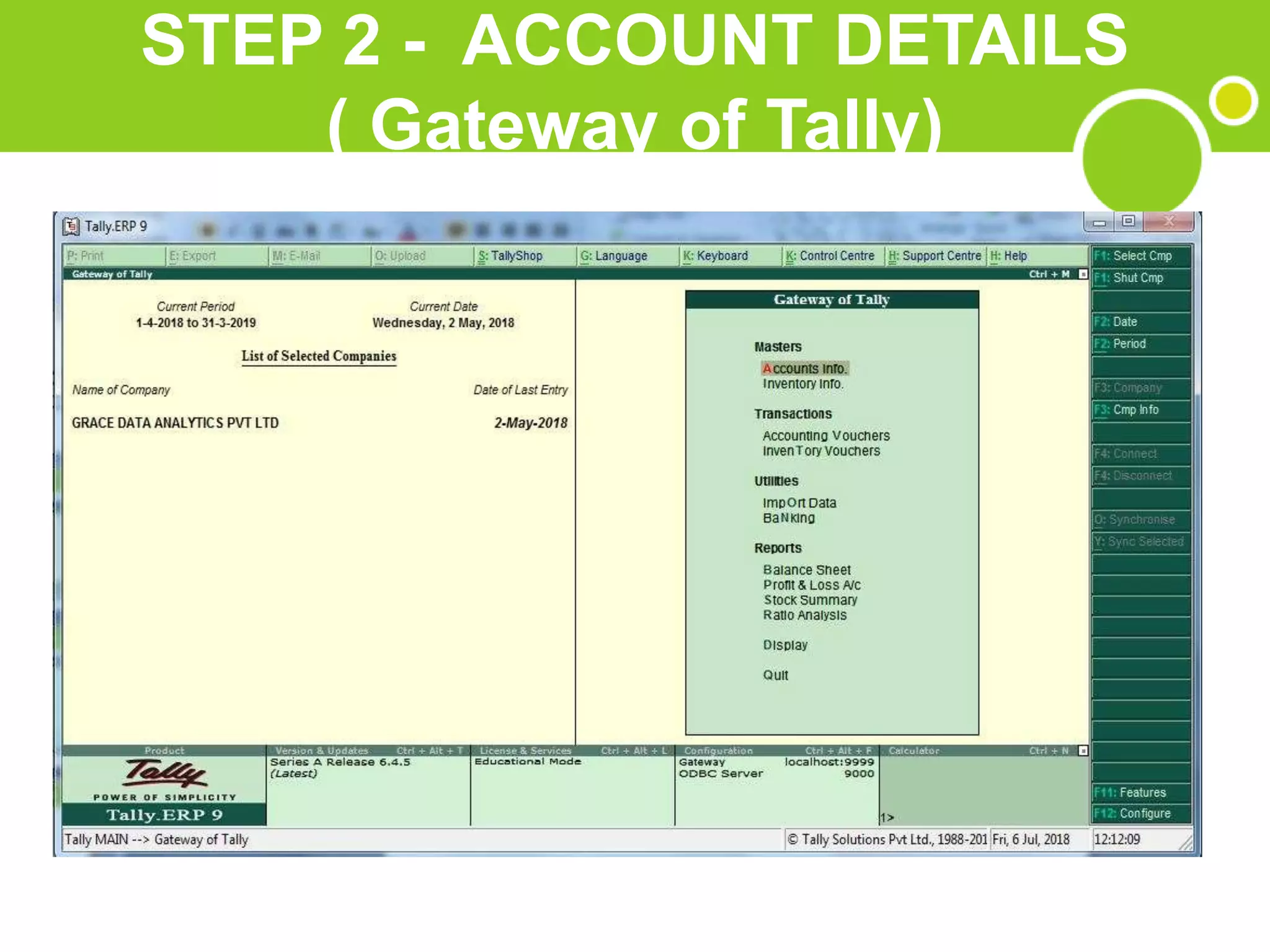 Introduction to TALLY ERP 9 | PPTX