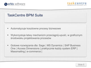 Introduction to TaskCentre® | PPT