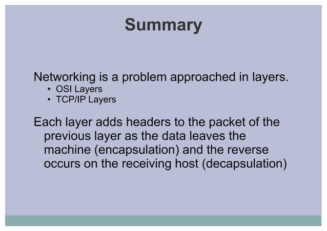 Introduction to tcp ip linux networking | PPTX | Computer Networking | Computing