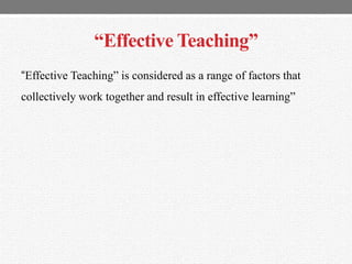 Introduction to teaching | PDF