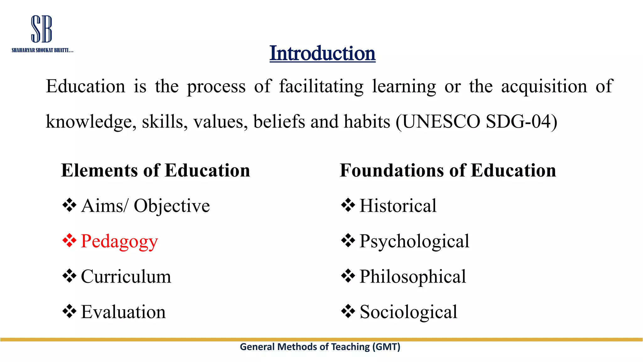 Teaching- Definition of Teaching- Nature and Principles of Teaching | PDF
