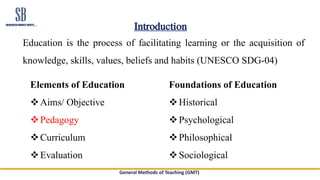 Teaching- Definition of Teaching- Nature and Principles of Teaching | PDF