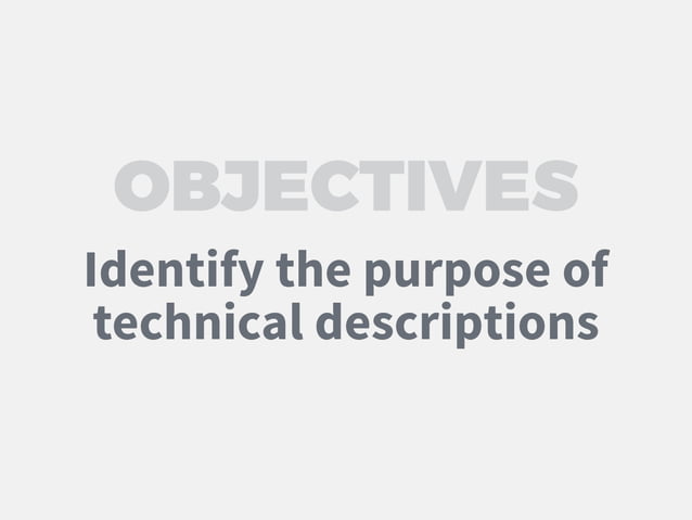 Introduction to techincal descriptions | PDF | Science