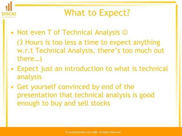 Introduction To Technical Analysis | PPT
