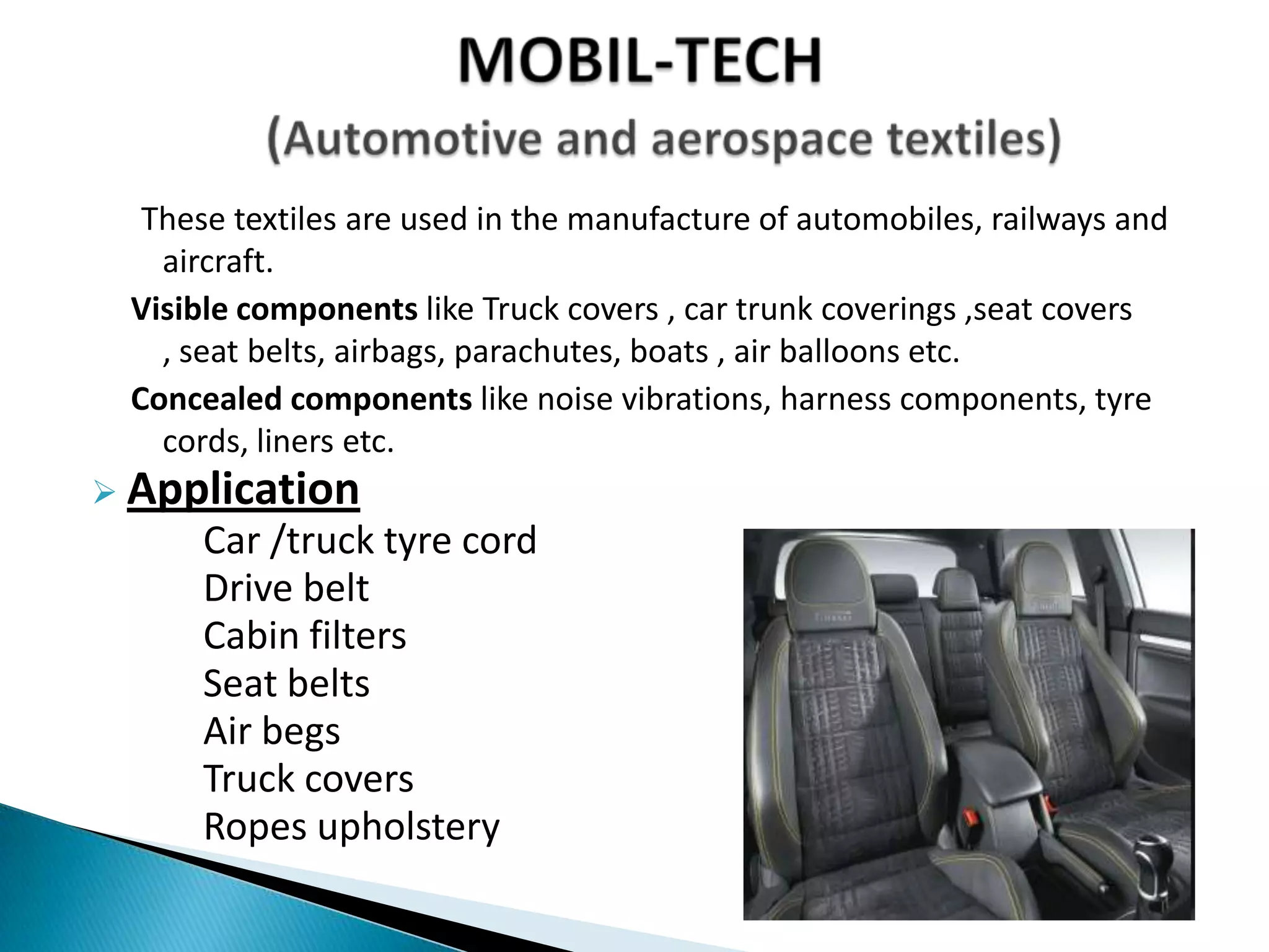 Introduction to technical textiles2 | PPTX