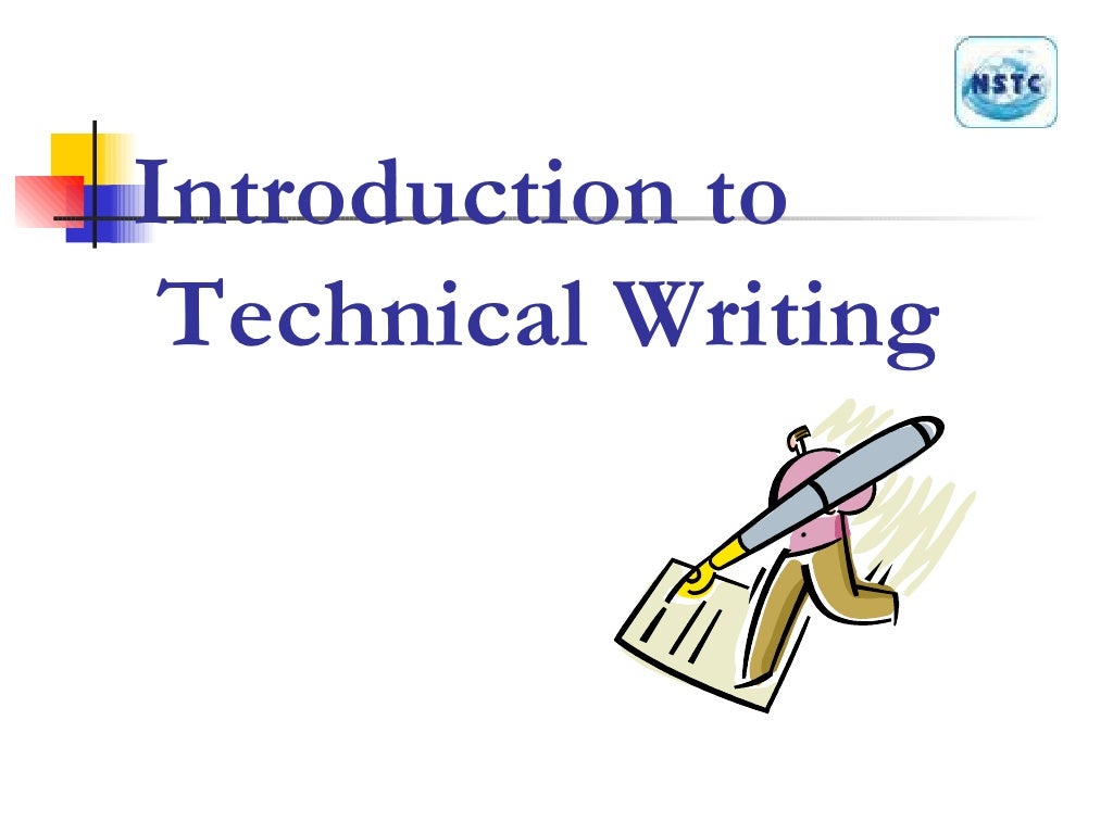 Introduction To Technical Writing