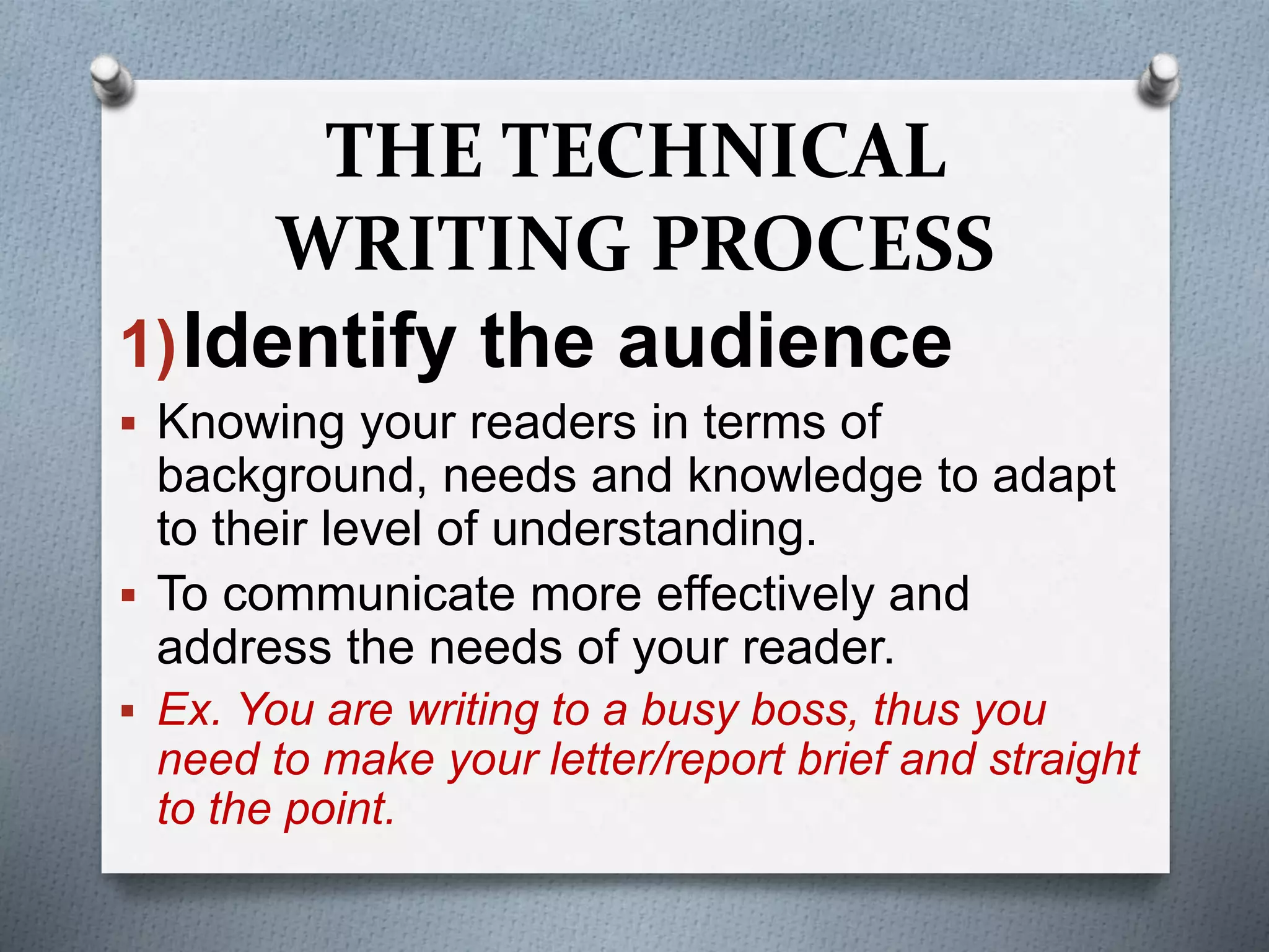 Introduction to technical writing | PPTX