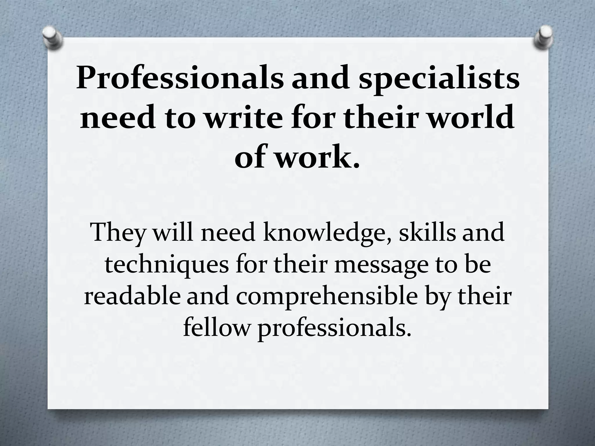 Introduction to technical writing | PPTX
