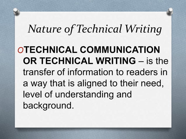 Introduction to technical writing | PPTX