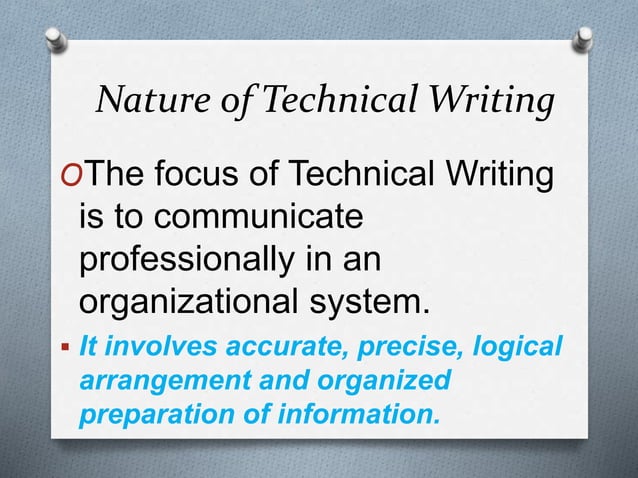 Introduction to technical writing | PPTX
