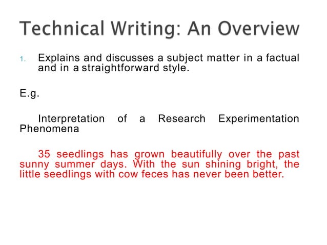 Introduction to technical writing | PPT