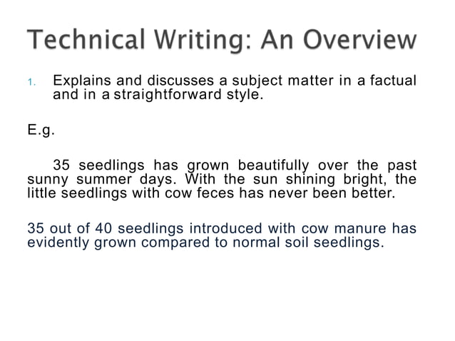 Introduction to technical writing | PPT