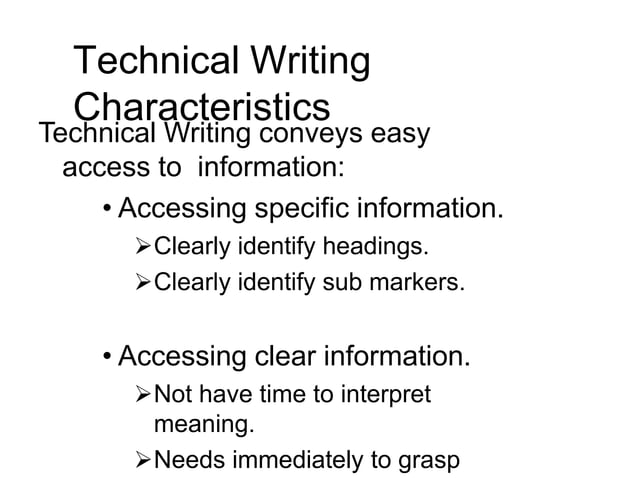 Introduction to technical writing | PPT