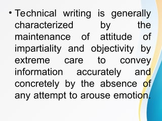 Introduction to Technical Writing.ppt including abcs | PPT
