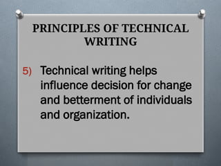 Comprehensive Introduction to Effective Technical Writing Principles | PPTX
