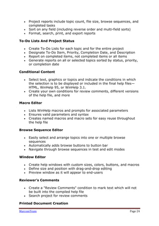 Technical writing tools | PDF