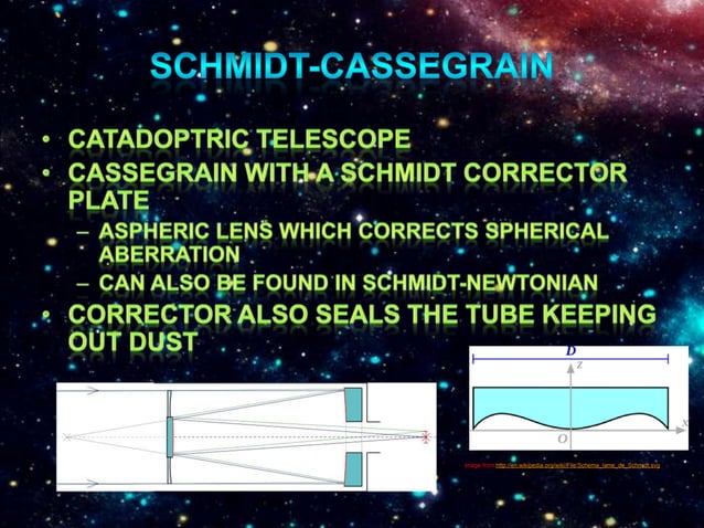 Introduction to telescope design | PPTX | Physics | Science