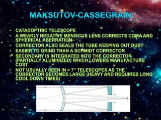Introduction to telescope design | PPTX