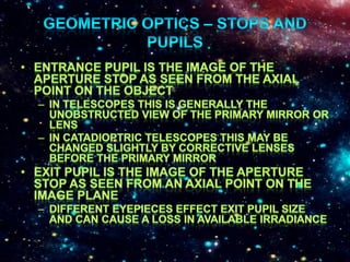 Introduction to telescope design | PPTX