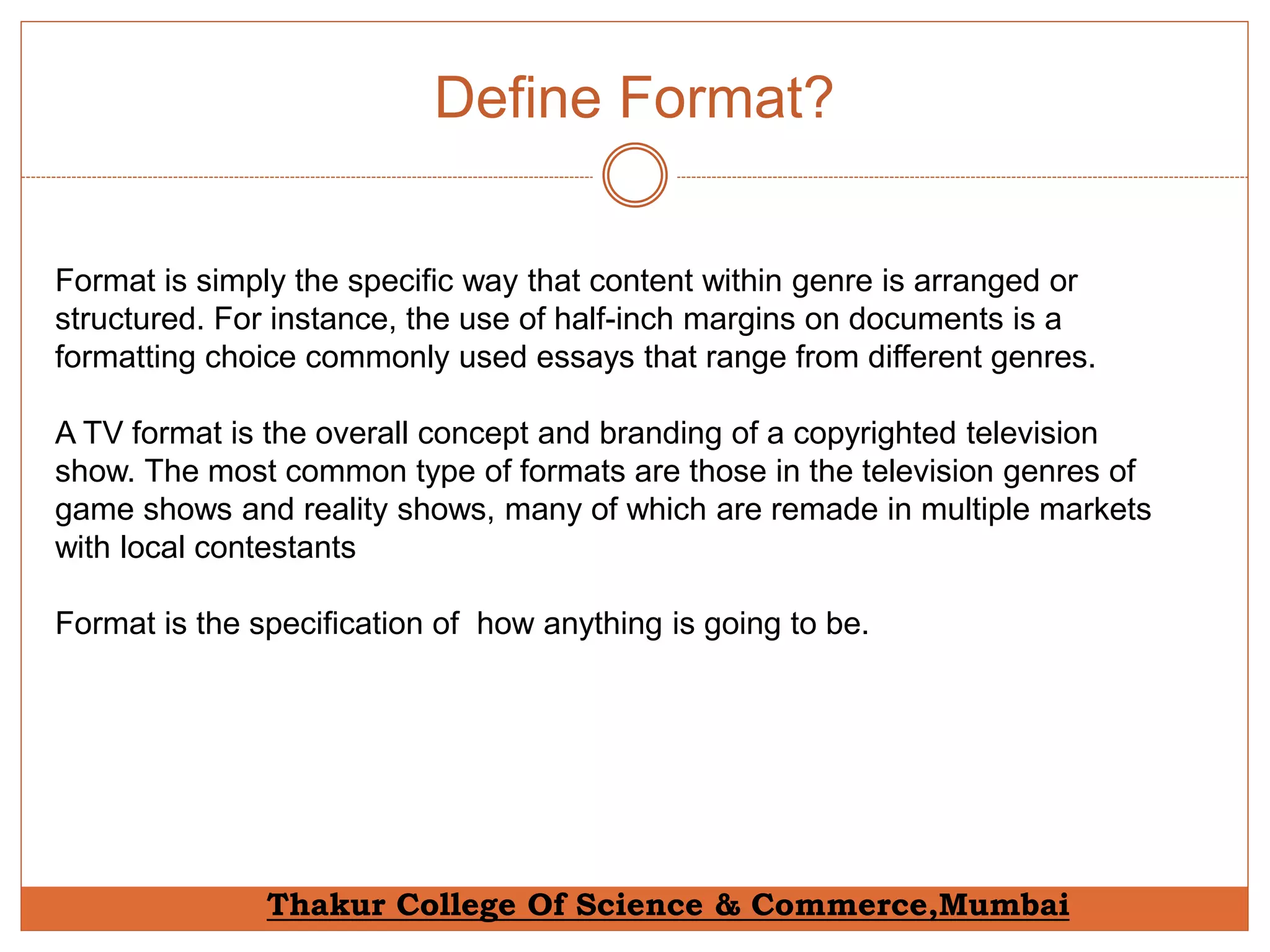 Introduction to television part 1 | PPTX