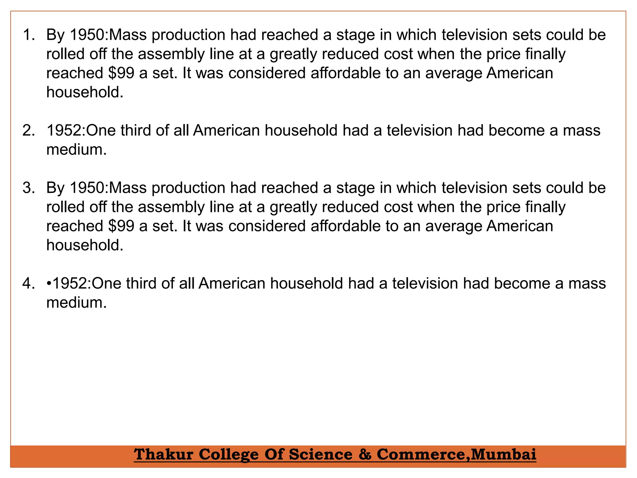 Introduction to television part 1 | PPT