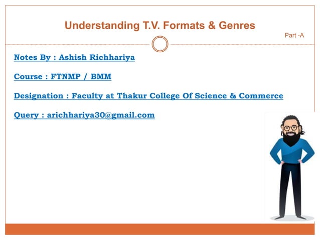 Introduction to television part 1 | PPT