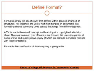 Introduction to television part 1 | PPT