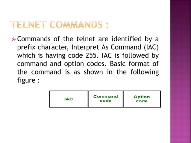 Introduction to telnet | PPTX | Email | Internet