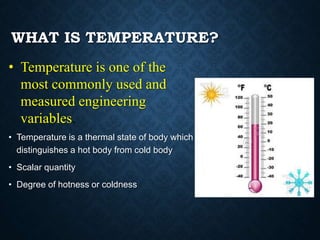 Introduction to temperature measurement. | PPTX