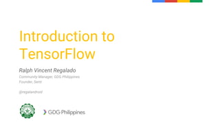 Introduction to TensorFlow | PPT