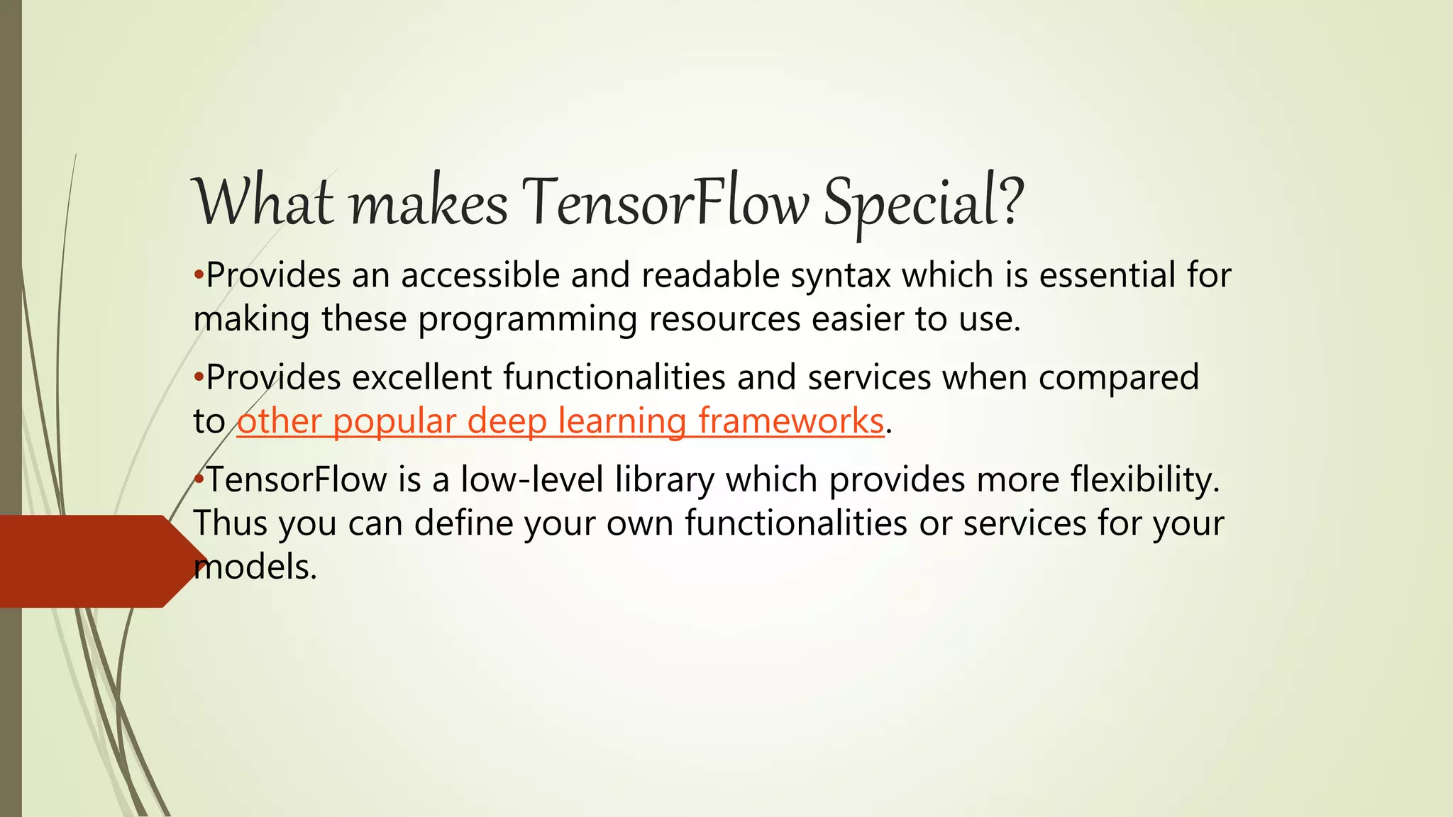 Introduction to tensorflow | PPTX