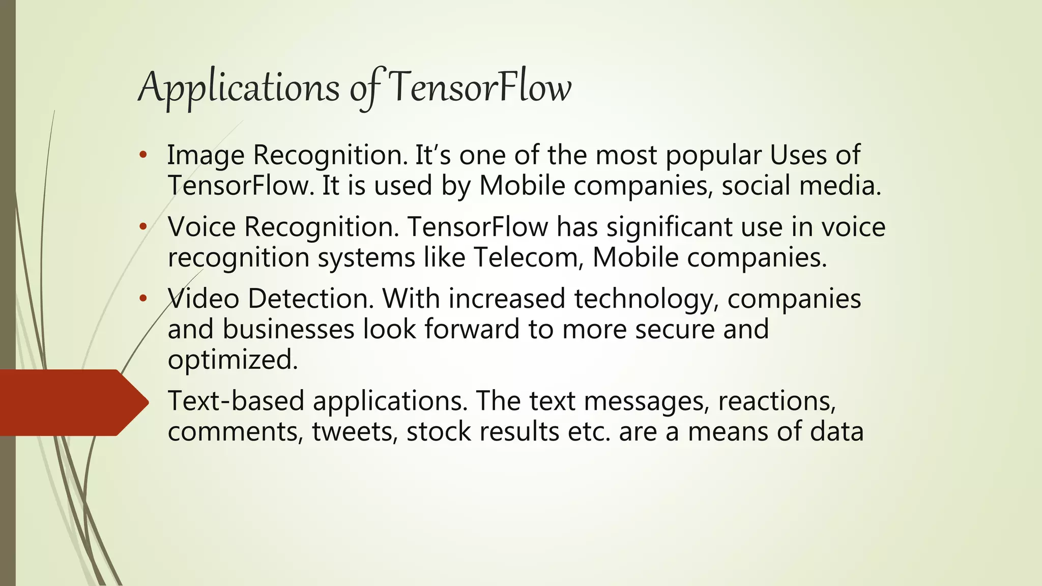 Introduction to tensorflow | PPTX