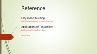 Introduction to tensorflow | PPTX