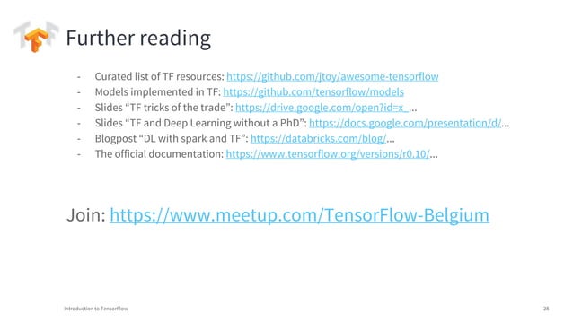 Introduction To Tensorflow Pdf Cloud Computing Internet