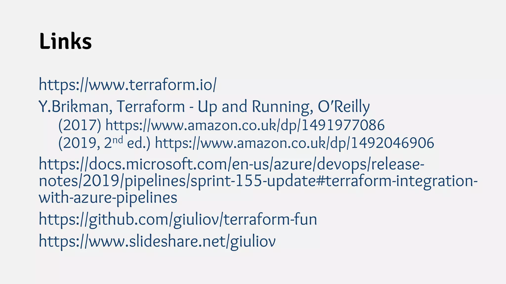Introduction to Terraform with Azure flavor | PPT