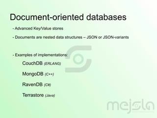 Introduction to terrastore | PPT