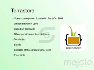 Introduction to terrastore | ODP