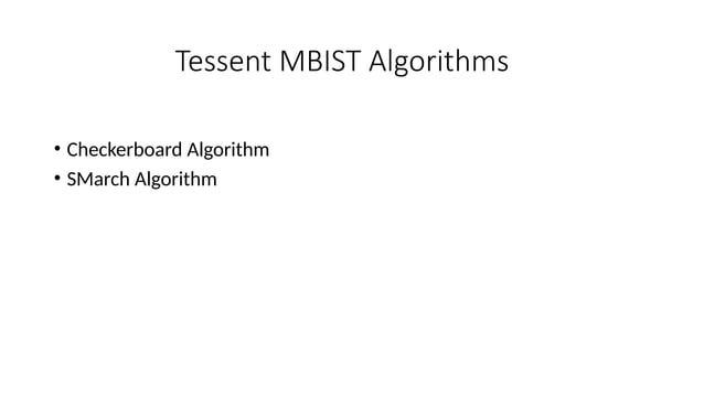 Introduction to Tessent MBIST Document.pptx