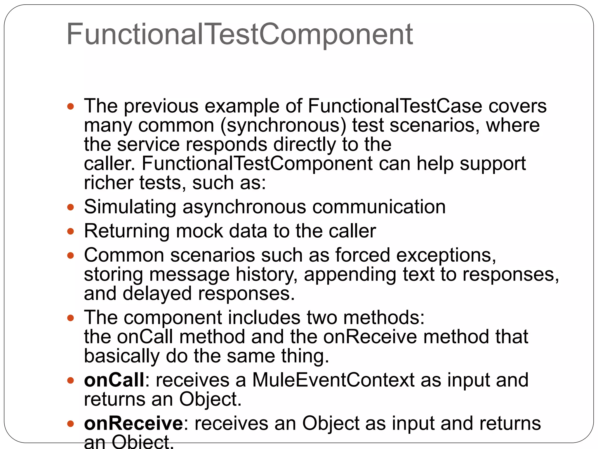 Introduction to testing mule | PPT | Free Download