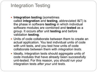 Introduction to testing mule | PPT | Free Download