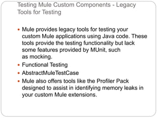 Introduction to testing mule | PPT | Free Download