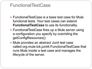 Introduction to testing mule | PPT | Free Download